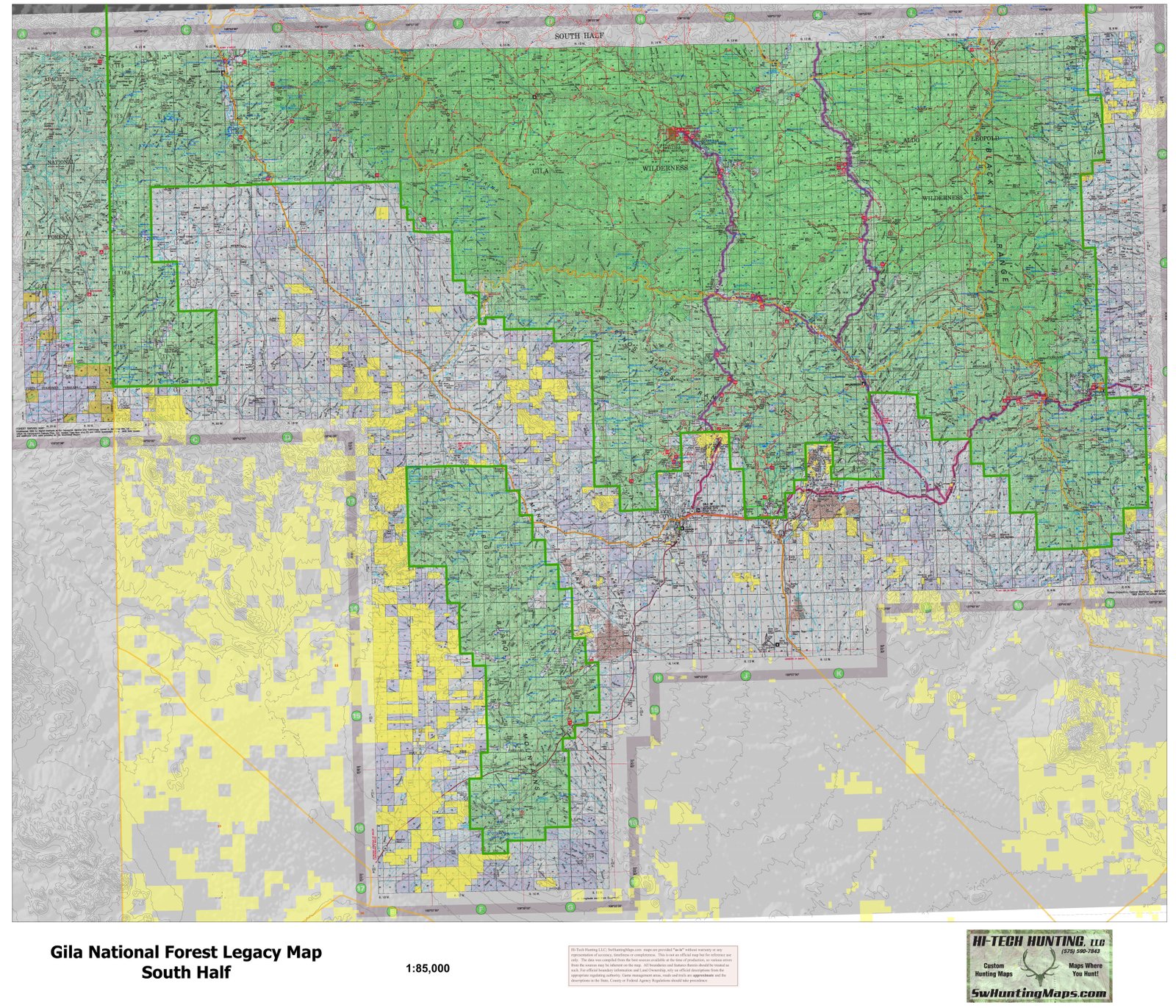 Hi Tech Hunting LLC SwHuntingMaps.comCustom Hunting Maps Where You Hunt ...